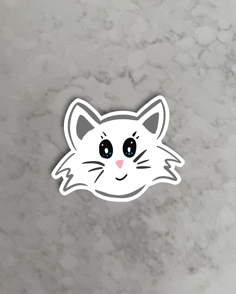Mochi Vinyl Sticker - cheery cat co